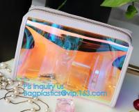 China Bulk ladies travel pvc clear promotion make up bag, Toilet Towel Packaging Custom Clear Plastic PVC Travel Cosmetic Bag for sale