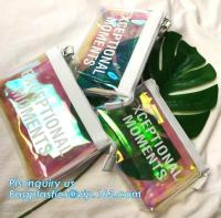 China Bulk ladies travel pvc clear promotion make up bag, Toilet Towel Packaging Custom Clear Plastic PVC Travel Cosmetic Bag for sale