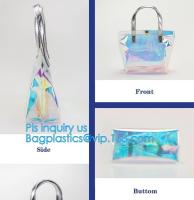 China cosmetic pouch custom makeup bag, portable travel makeup bag cases bulk women handbag, Travel waterproof clear zipper co for sale