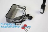 China Travel Wash Bag Holder Zipper Pouch Large Hand Bag PVC Makeup Clear Cosmetic Bag, zipper transparent plastic pvc makeup for sale