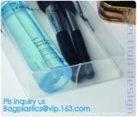 China Promotion reusable clear printed transparent zipping storage cosmetic toiletry pvc makeup bag for travel make up, handle for sale
