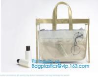 China DIY Transparent Clutch Tote Bag, Fashion Women PVC Transparent Tote Bag Clear Shoulder Bag, Female Casual Toiletry Shoul for sale