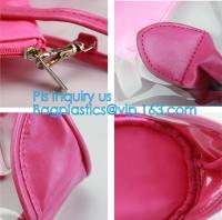 China PVC tote shoulder bag for work and school, handle bag with long shoulder strap waterproof clear pvc tote bag, PVC Women for sale