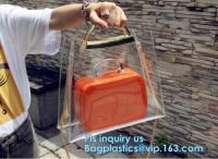 China customized clear pvc tote bag handbag, Trendy Lady Handbags with Zipper Handle Shoulder Tote Bag, Envelope Clutch Bag Ha for sale