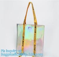 China Handbag Shoulder Tote Makeup Bag, Summer Beach Clear PVC Shoulder Bag DIY Transparent Tote Bag, PVC Swim Shoulder Bag Pa for sale
