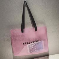 China Semi-clear Tote Bags Stripe PVC Shoulder Bag with Pouch, PVC PU Trendy Handbag Shoulder Bag Beach Bag, PVC shoulder bag for sale