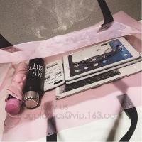 China pvc transparent zipper bikini cosmetic bag, tote lady waterproof PVC swimming transparent beach bag, beach bag swimming for sale