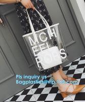 China plastic makeup pouch PVC portable cosmetic bag, pvc tube handle bags,pvc clear plastic handle bags,pvc pipe handle bag for sale