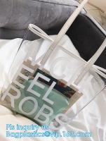 China popular big handbags PVC printing women bag, Shoulder Bags Popular Women Beach Bags, shoulder designer luxury designer h for sale