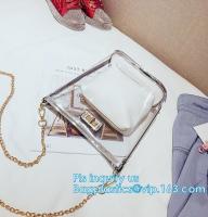 China waterproof promotional clear tote pvc handle shopping bag, PVC mat waterproof reusable tote shopping bags, summer soft p for sale