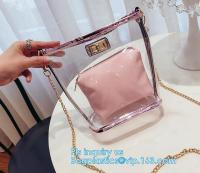 China customized eco-friendly PVC shopping bag for promotion, Tote PVC Bag printed Shopping Bag, zipper closure clear pvc shop for sale