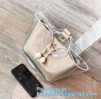 China PVC transparent shopping bag, Zipper PVC Vinyl Tote Shopping Bag, PVC shopping reusable tote bags with carry handle, bag for sale
