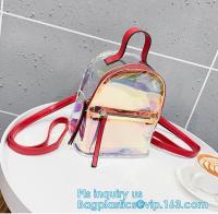 China Promotion school waterproof pvc clear backpack for kids, transparent clear pvc backpack, Shoulder Straps Backpack PVC To for sale
