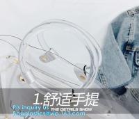 China Promotional fashion soft pvc tote beach bag pvc handbag, handbag min min handbag for kids, Zipper Pocket Clear Beach Han for sale