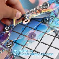 China High quality unique PVC PU ladies bag handbag, 100% Clear Purse PVC Beach Clear Handbags, women's bag/handbag/traveling for sale