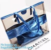 China Shinning PVC Metal Chain Girls Fashion Mini Handbags, Fashionable Women PVC tote bags jelly candy handbag, tote shopper for sale