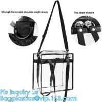 China clear pvc bag large capacity, custom logo clear pvc bag, blanket bag with handle ,pvc handle bag pvc christmas gift bag for sale