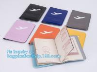 China Custom Passport Holder PVC Passport Cover, passport cover PVC leather card holder plastic ticket holder, pack, passport for sale