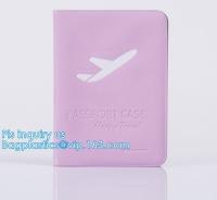 China Custom Passport Holder PVC Passport Cover, passport cover PVC leather card holder plastic ticket holder, pack, passport for sale