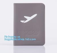 China Custom Passport Holder PVC Passport Cover, passport cover PVC leather card holder plastic ticket holder, pack, passport for sale