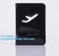 China Custom Passport Holder PVC Passport Cover, passport cover PVC leather card holder plastic ticket holder, pack, passport for sale