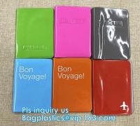 China Custom Passport Holder PVC Passport Cover, passport cover PVC leather card holder plastic ticket holder, pack, passport for sale