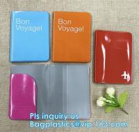 China Custom Passport Holder PVC Passport Cover, passport cover PVC leather card holder plastic ticket holder, pack, passport for sale