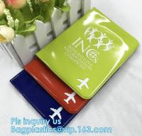 China Custom Passport Holder PVC Passport Cover, passport cover PVC leather card holder plastic ticket holder, pack, passport for sale