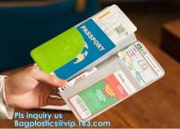 China Custom Passport Holder PVC Passport Cover, passport cover PVC leather card holder plastic ticket holder, pack, passport for sale