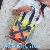 China Bow Handle Hanger Zipper Lock Cosmetic Pvc Bag With k, handle bag gift clear vinyl plastic packaging zipper bags w for sale