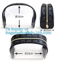 China PVC Travel Cosmetic Make Up Toiletry Zipper Bag, Waterproof Men Women Travel PVC Cosmetic Pouch Make Up Kit Organizer Ma for sale