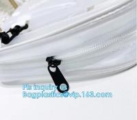 China Vintage style clear PVC crossbody shoulder shopping bag, Ladies Handbag Clear Crossbody Shoulder Bag Sets, Reusable wome for sale