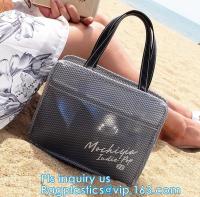 China Nylon Mesh Makeup cosmetic Bag / small nylon mesh make up cosmetic bag, Travel Mesh Cosmetic Makeup Organizer Bag, mesh for sale