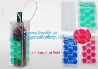 China oem produced cooler pvc wine bag, ice bag for wine bottle/ PVC ice bag, bottle cooler dry ice bag for bar, restaurant for sale
