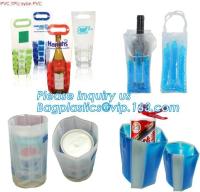 China oem produced cooler pvc wine bag, ice bag for wine bottle/ PVC ice bag, bottle cooler dry ice bag for bar, restaurant for sale