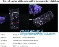 China promotion organza printed mini Handbag 100% biodegradable PVC Plastic Candy packaging gift Bag, promotional or advertisi for sale