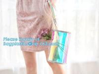China Matte surface packaging pvc poly bag, Purse PVC Handbag Chain Crossbody Bag, Satchel Women Handbag Designer Purse Bolsa for sale