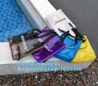 China custom Design logo printed pvc clear plastic bags, professional printing shopping bag plastic bag, Biodegradable Recycla for sale