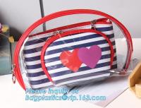 China Girl Glitter PVC Fashion Cosmetic Bag, portable travel makeup bag cases bulk women handbag custom transparent clear pvc for sale