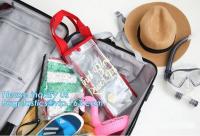 China Summer Detachable Women Transparent PVC Handbag Shoulder Bag, handle shoulder strap sand vinyl tote clear pvc beach bag for sale