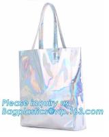 China Summer Beach Bag Pvc Clear Transparent Purse Knitting Small Shoulder Bags Designer Jelly Bag, Handbag Fashion Shoulder B for sale