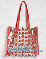 China Summer Beach Bag Pvc Clear Transparent Purse Knitting Small Shoulder Bags Designer Jelly Bag, Handbag Fashion Shoulder B for sale