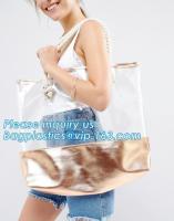 China Summer Beach Bag Pvc Clear Transparent Purse Knitting Small Shoulder Bags Designer Jelly Bag, Handbag Fashion Shoulder B for sale