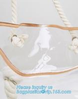 China Summer Beach Bag Pvc Clear Transparent Purse Knitting Small Shoulder Bags Designer Jelly Bag, Handbag Fashion Shoulder B for sale
