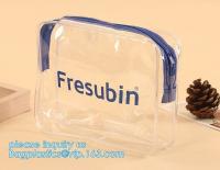 China Soft PVC EVA Clear Plastic Vinyl Cosmetic Packaging Bag with Zipper, makeup pouch transparent PVC clear cosmetic bags for sale