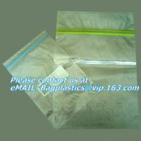 China double track custom printing freezer zipper bags, Resealable clear PE double sealed zipper bag wholesales, FDA food pack for sale