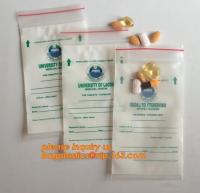 China Medical Grade Laboratory Specimen Bag, Biohazard Zip-lock Bag Medical Specimen Bag, Reclosable Bags with Biohazard Symbo for sale