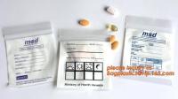 China Medical Zipper Bag/LDPE Medical zipper bag/Medicine zipper Bag, writable medical k pills capsule packaging bag zip for sale
