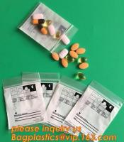 China medical packaging plastic sterilized medical k bag, block writable zip lock drug medical envelope bags, packaging for sale
