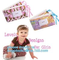 China reusable baby tissue pouch plastic EVA travel wet wipe container bag, UV Printed Zip Top Travel Plastic EVA Baby Tissue for sale